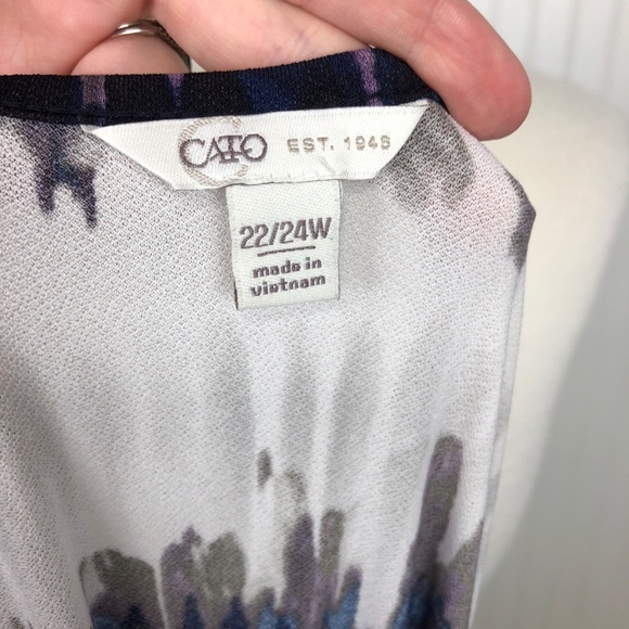 Cato | Dresses | Cato Plus Size 2224w Printed Party Dress Stretch ...